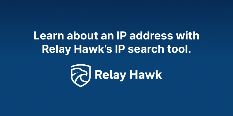 What is this IP address? | Relay Hawk